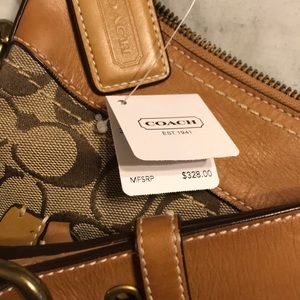 Coach | Bags | Coach Tan Small Shoulder Bag | Poshmark